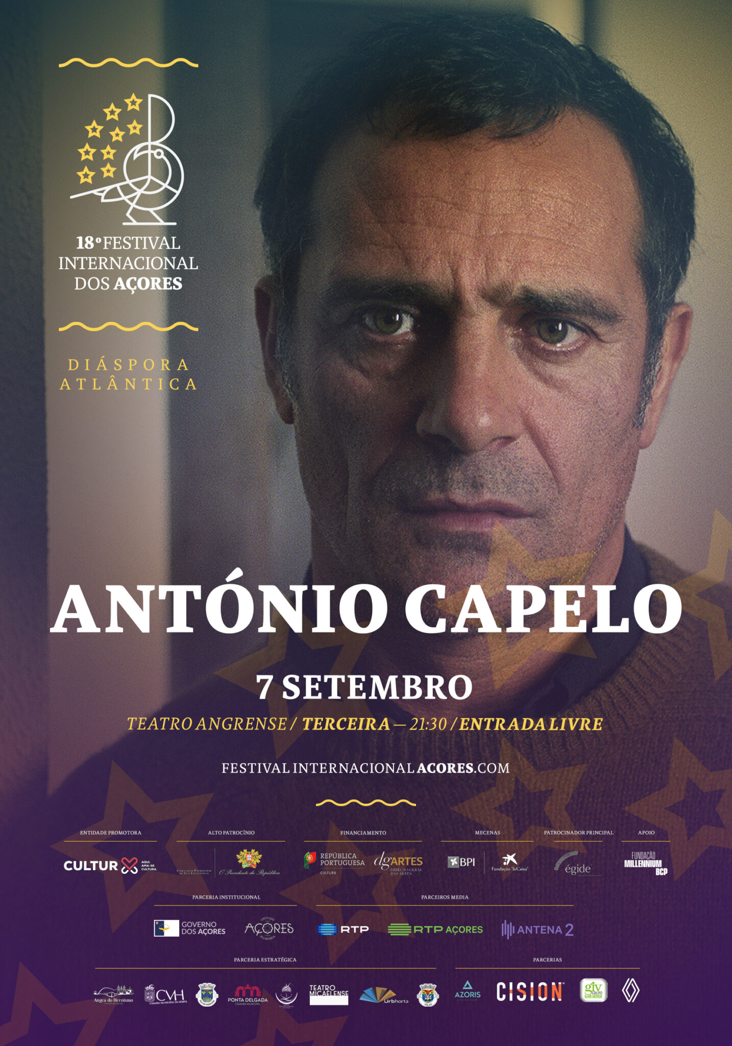 António Capelo – 18.º Festival Internacional dos Açores – Câmara ...