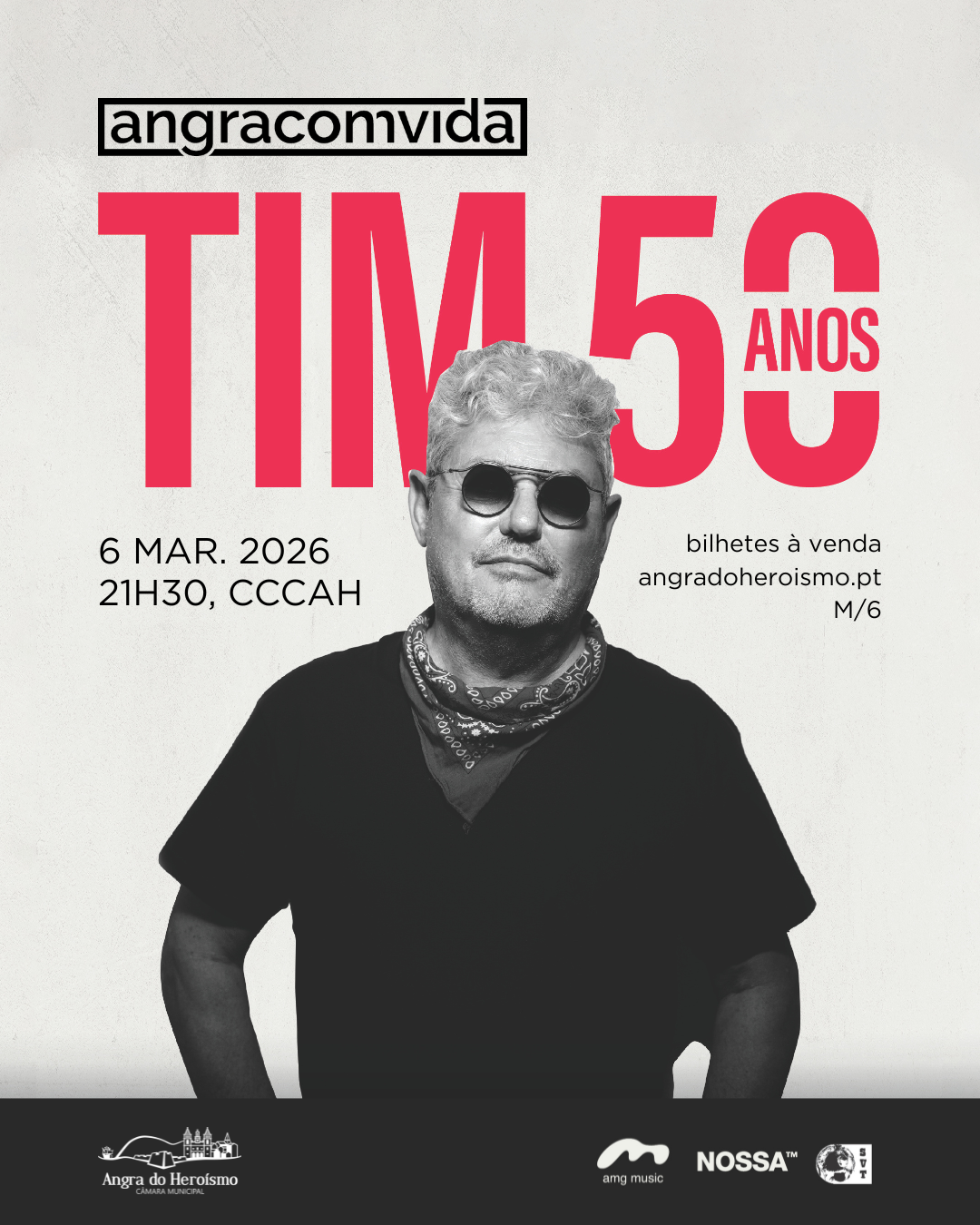 Concerto: Angra Convida TIM – 50 Anos – Câmara Municipal de Angra do ...